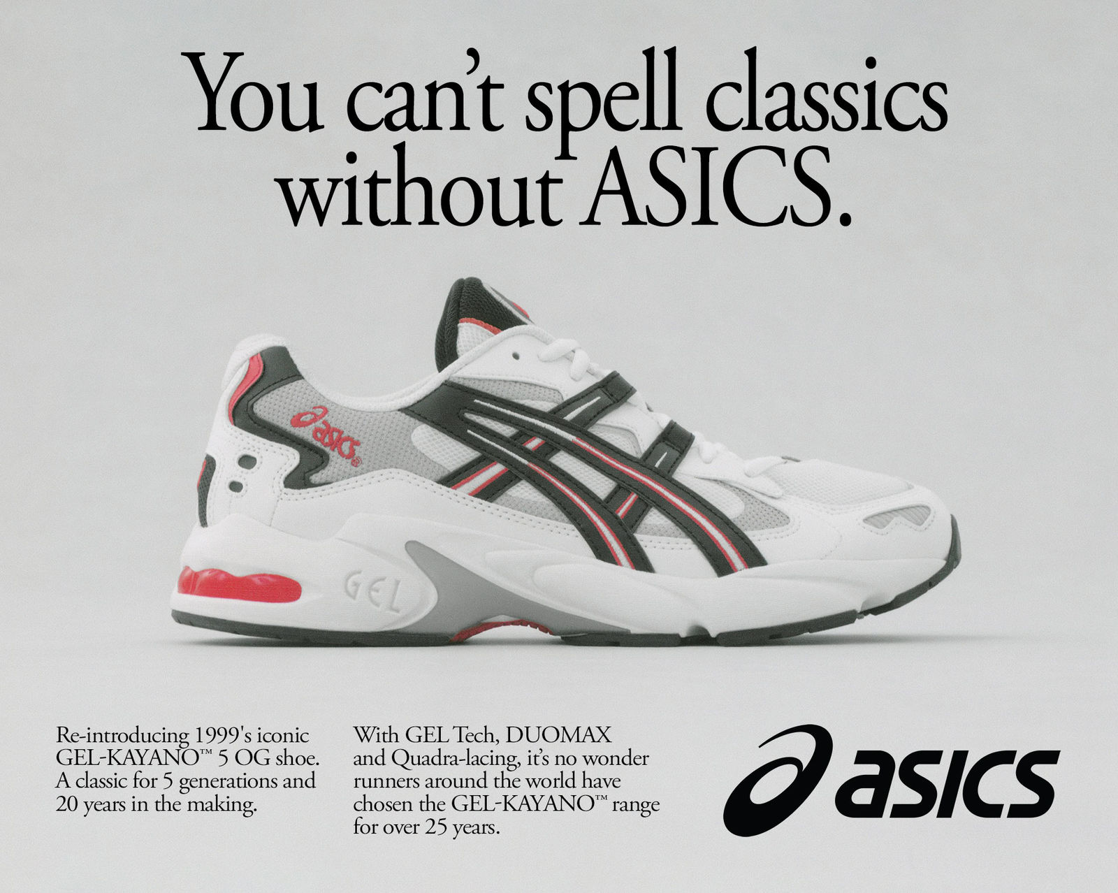Asics Gel Kayano campaign. Photoproduction and realisation by The Gaabs ...